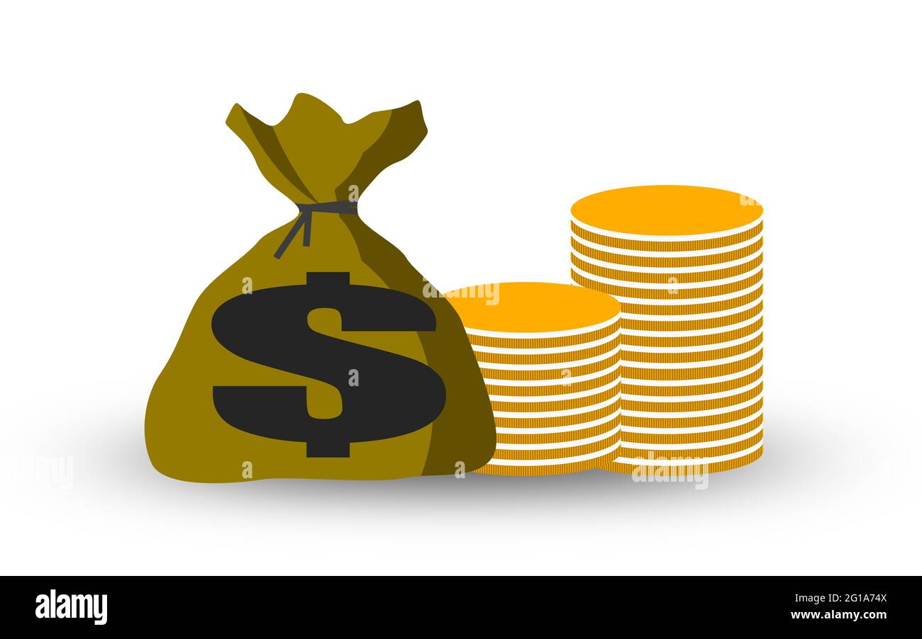 Big bag money rich Cut Out Stock Images & Pictures - Alamy
