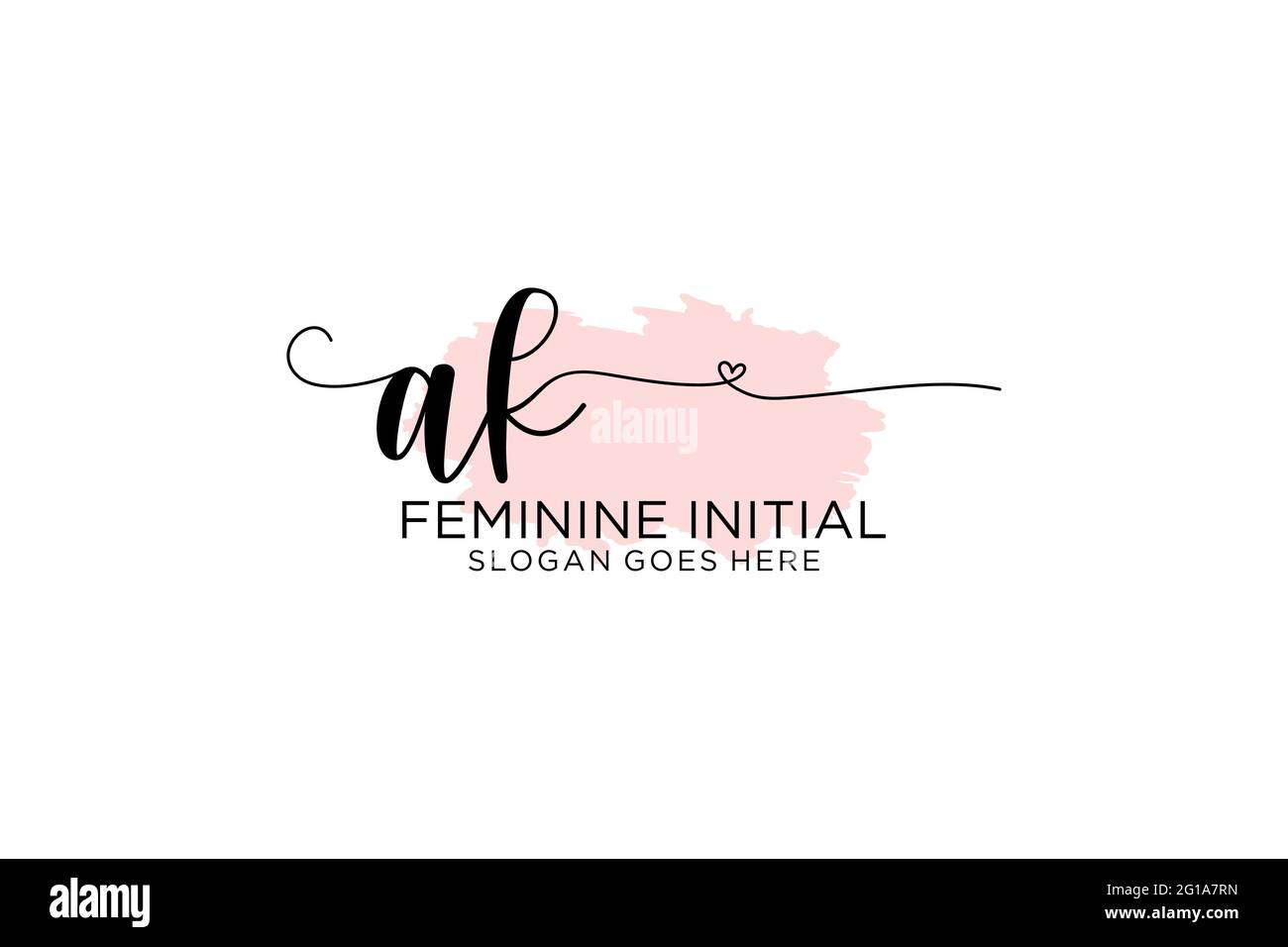 Ak monogram logo Cut Out Stock Images & Pictures - Alamy