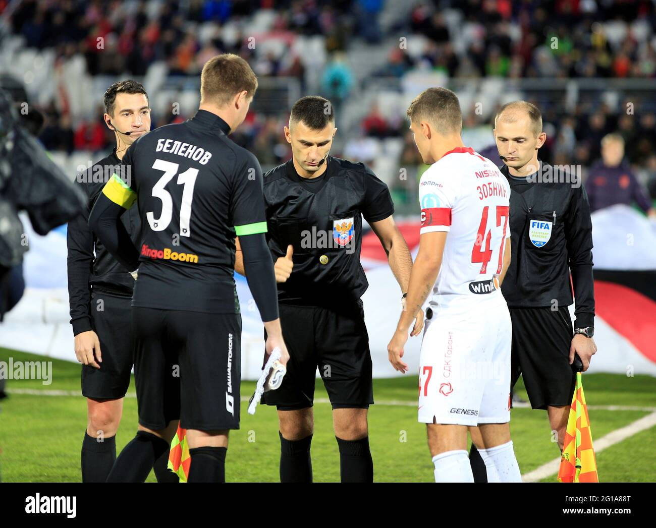 UFA, RUSSIA, SEPTEMBER 20, 2019. The 2019/20 Russian Football Premier ...
