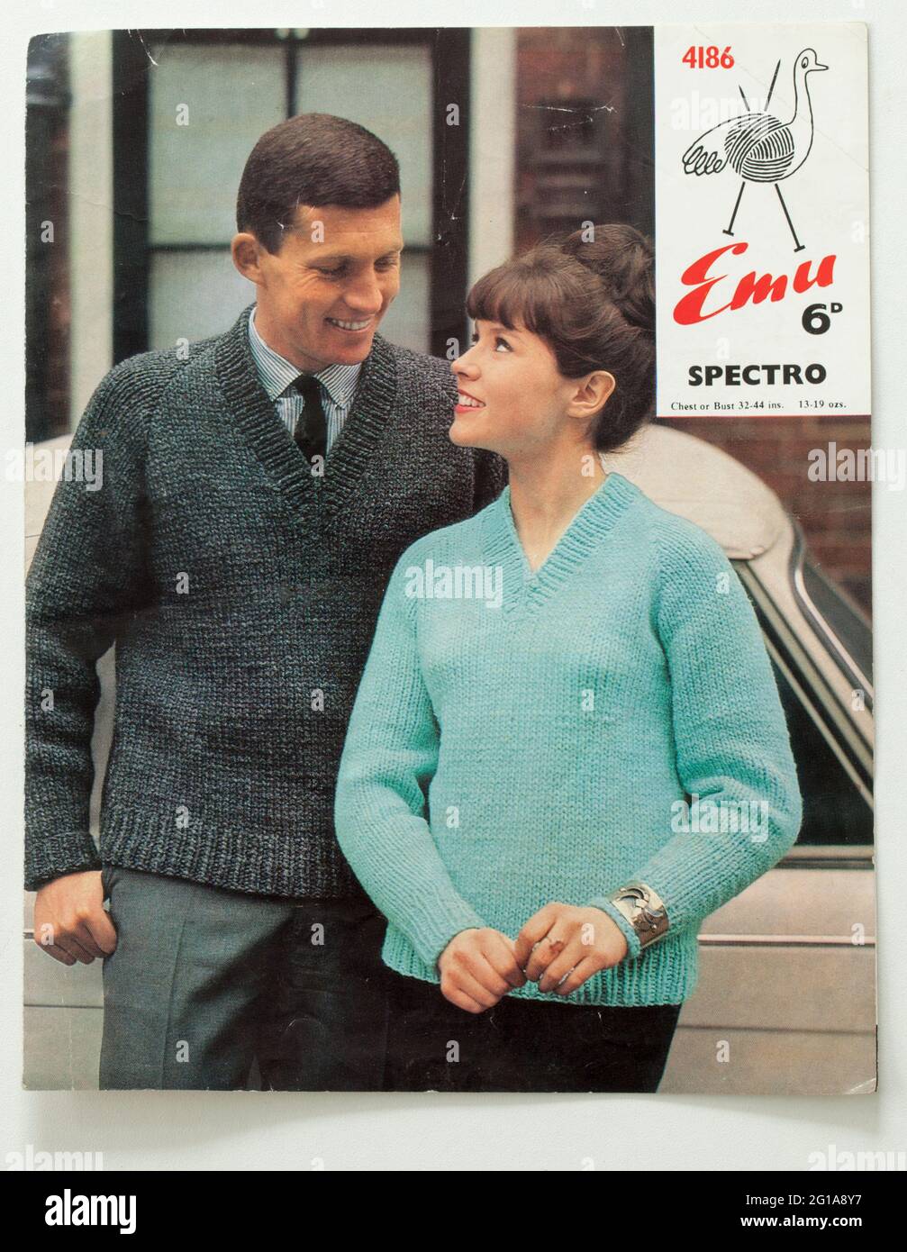 Vintage Emu Knitting Pattern Brochures Stock Photo - Alamy