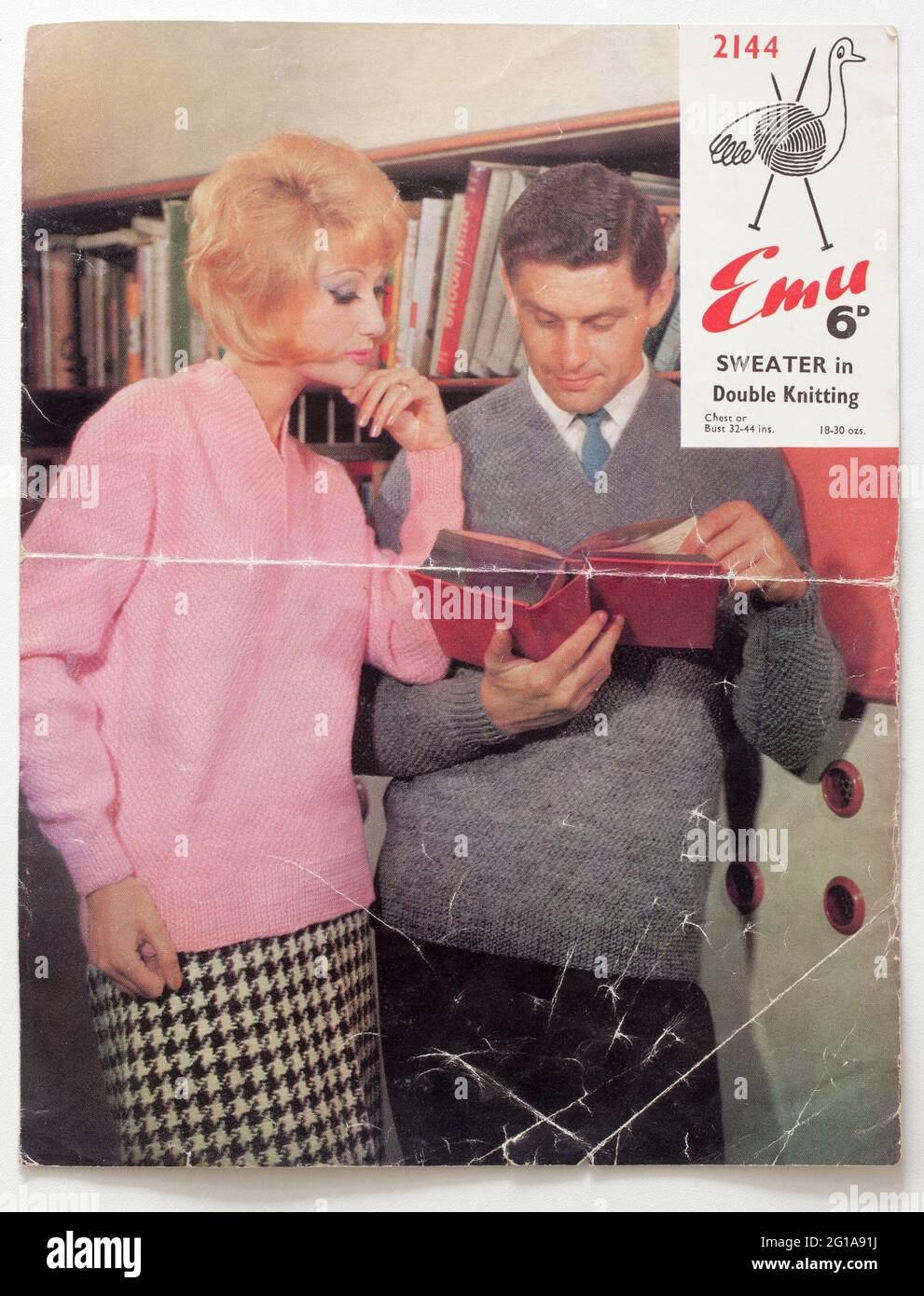 Vintage Emu Knitting Pattern Brochures Stock Photo - Alamy