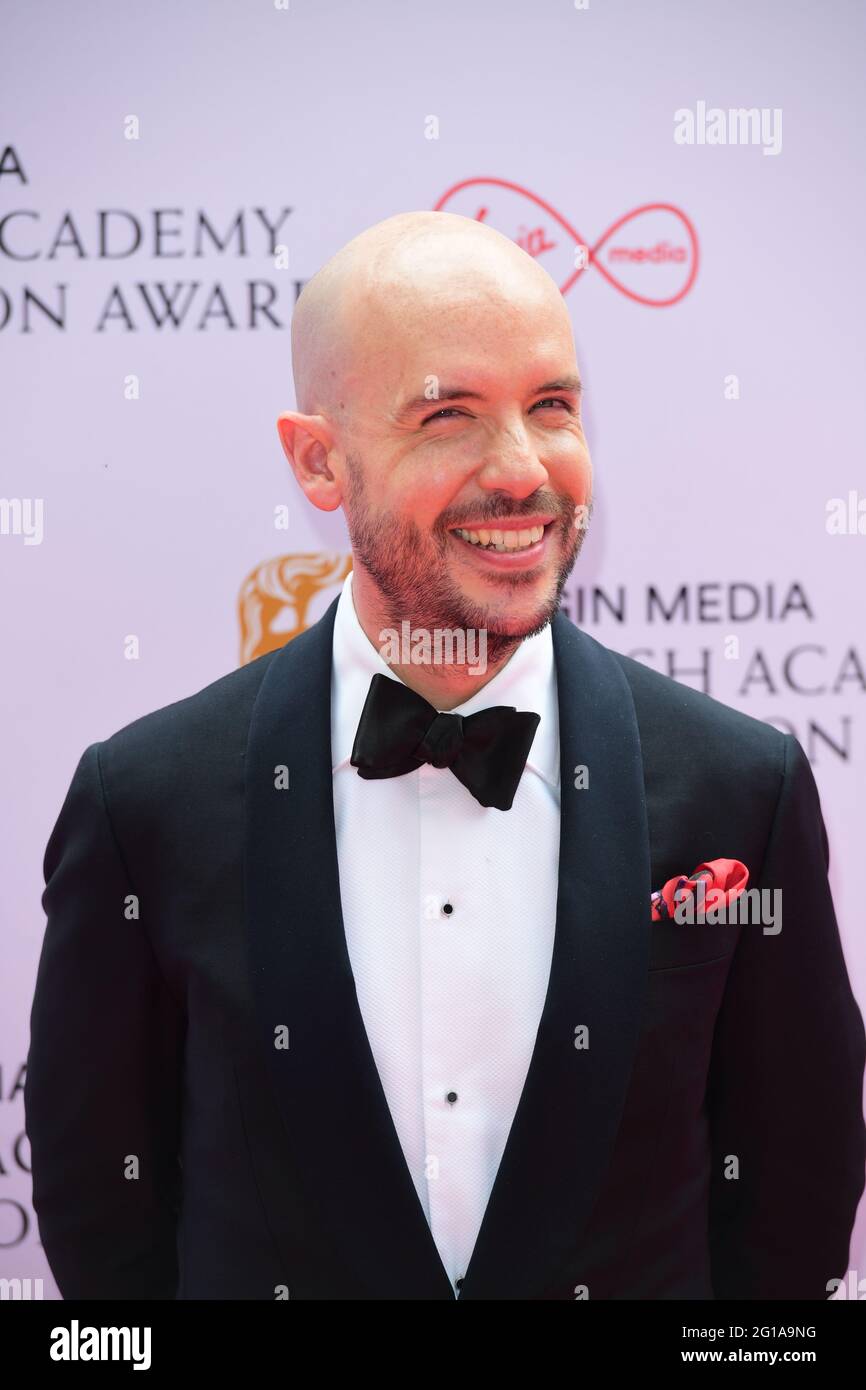 Tom Allen arrives for the Virgin Media BAFTA TV awards at the TV Centre ...