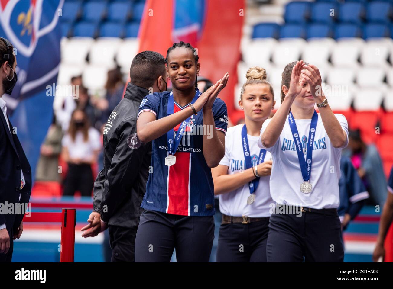 Marie Antoinette Katoto of Paris Saint Germain during Paris Saint ...