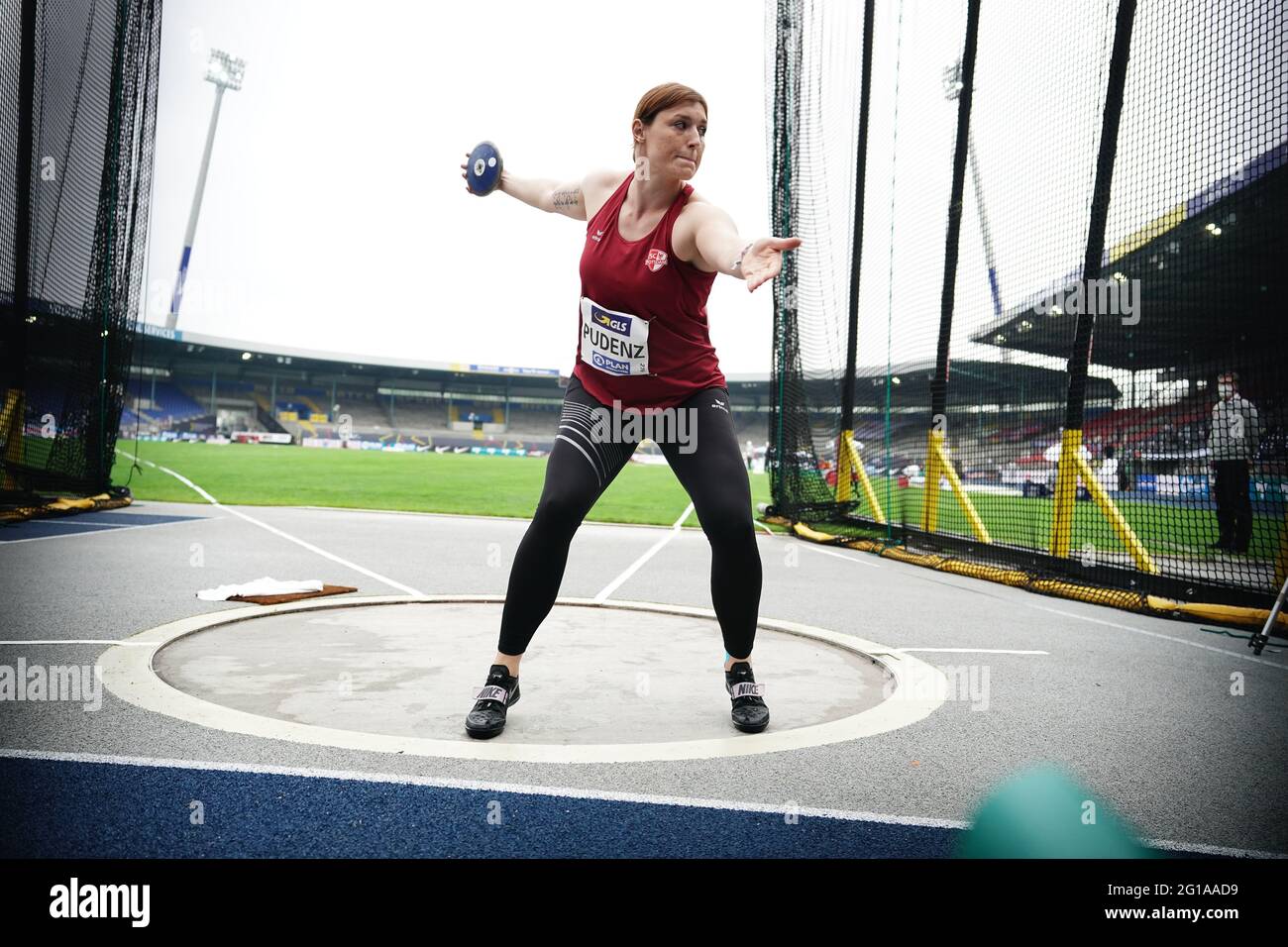 Brunswick, Germany. 06th June, 2021. Athletics: German championship ...