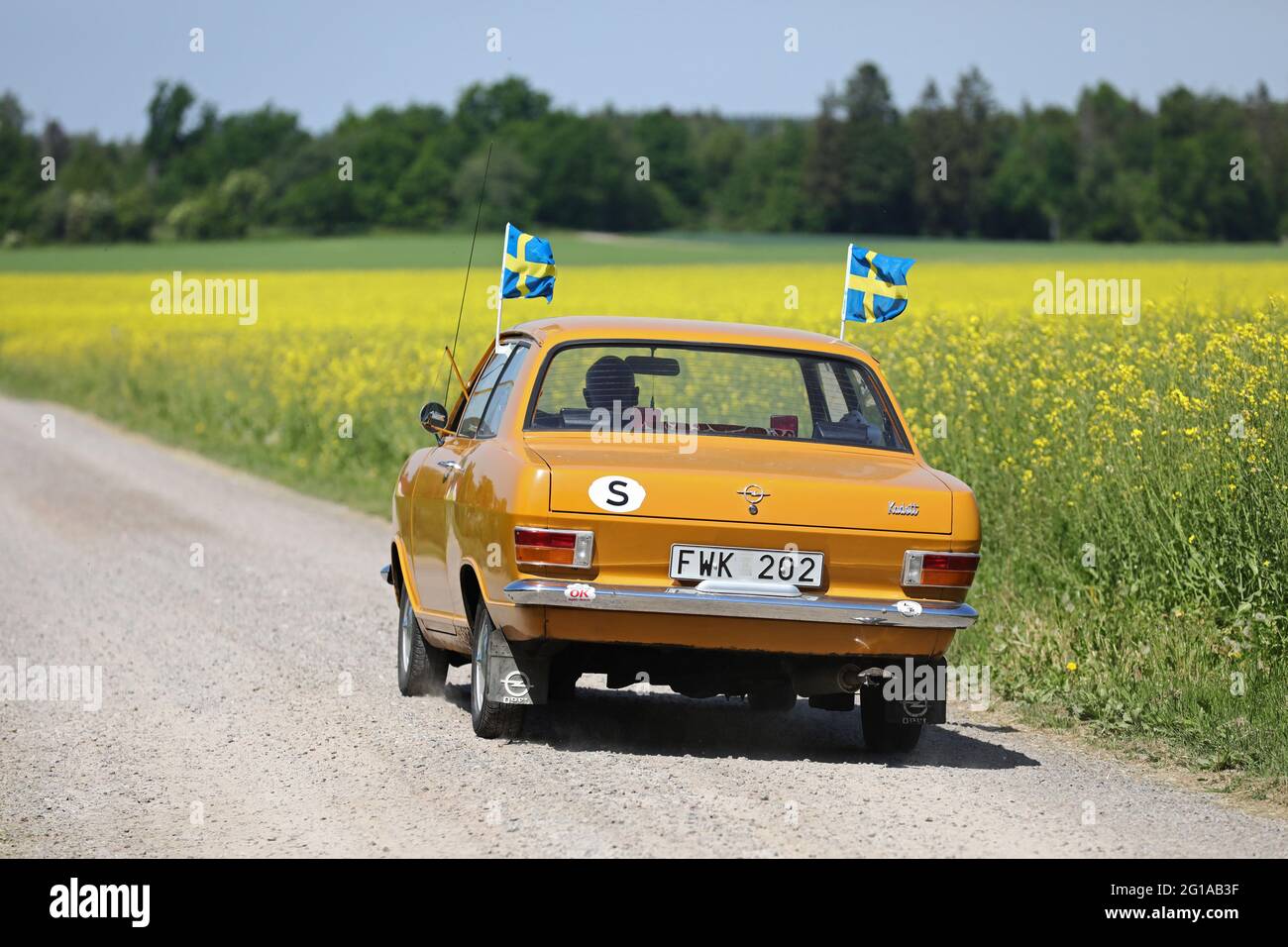 Someone who is out driving through the Östergötland landscape and ...
