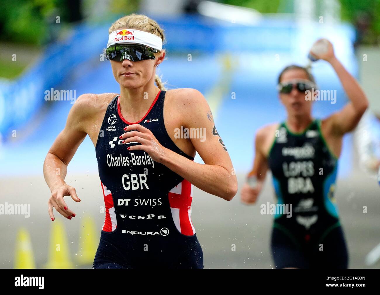 Great Britain's Lucy Charles-Barclay in action during The AJ Bell 2021 ...