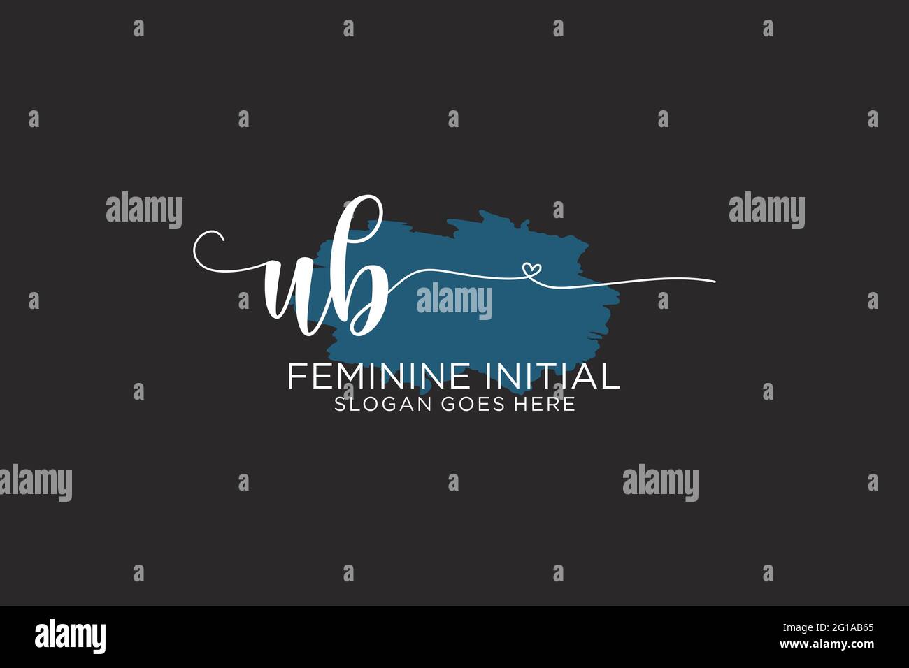 Ub initials logo hi-res stock photography and images - Alamy