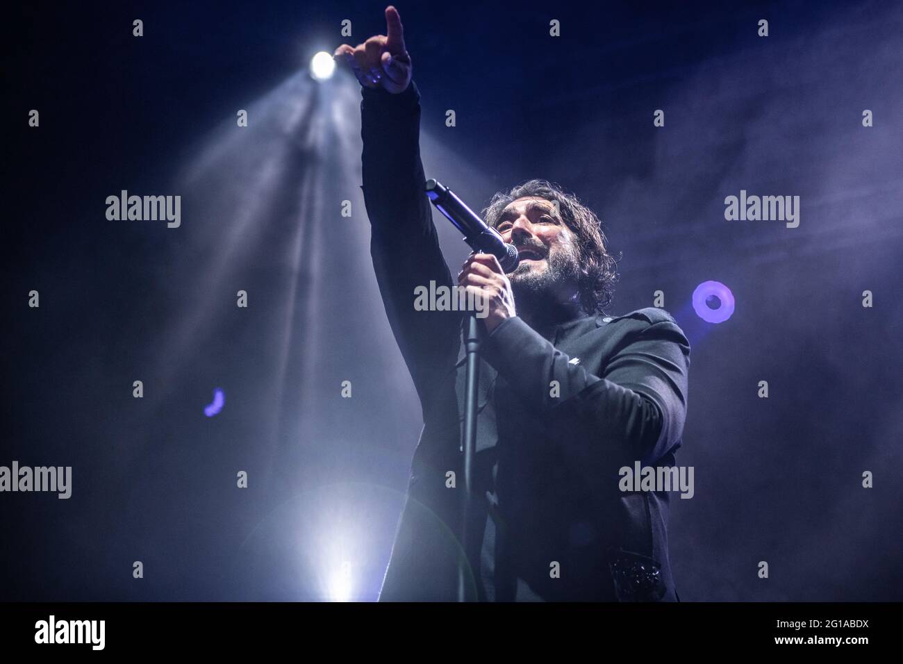 Antonio Orozco performing at Sant Jordi Club, Barcelona 28 May. 2021 ...