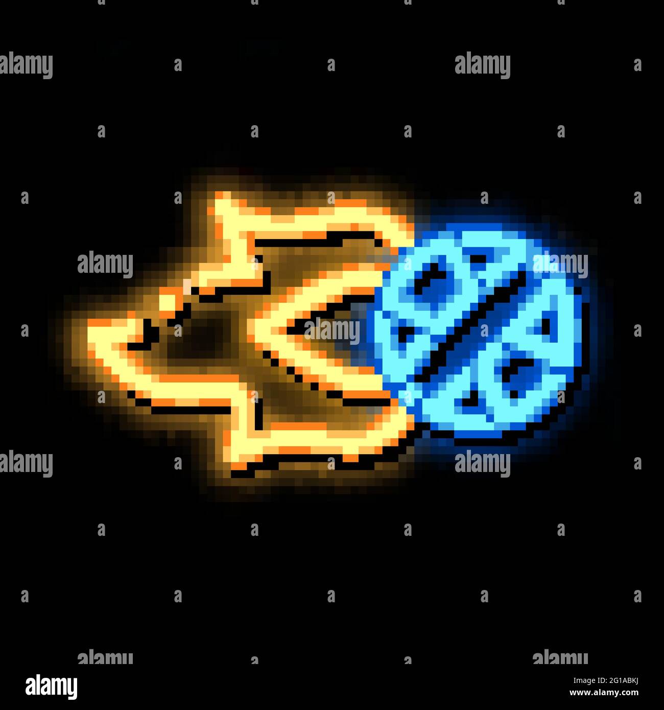 Flying Ball neon glow icon illustration Stock Vector Image & Art - Alamy