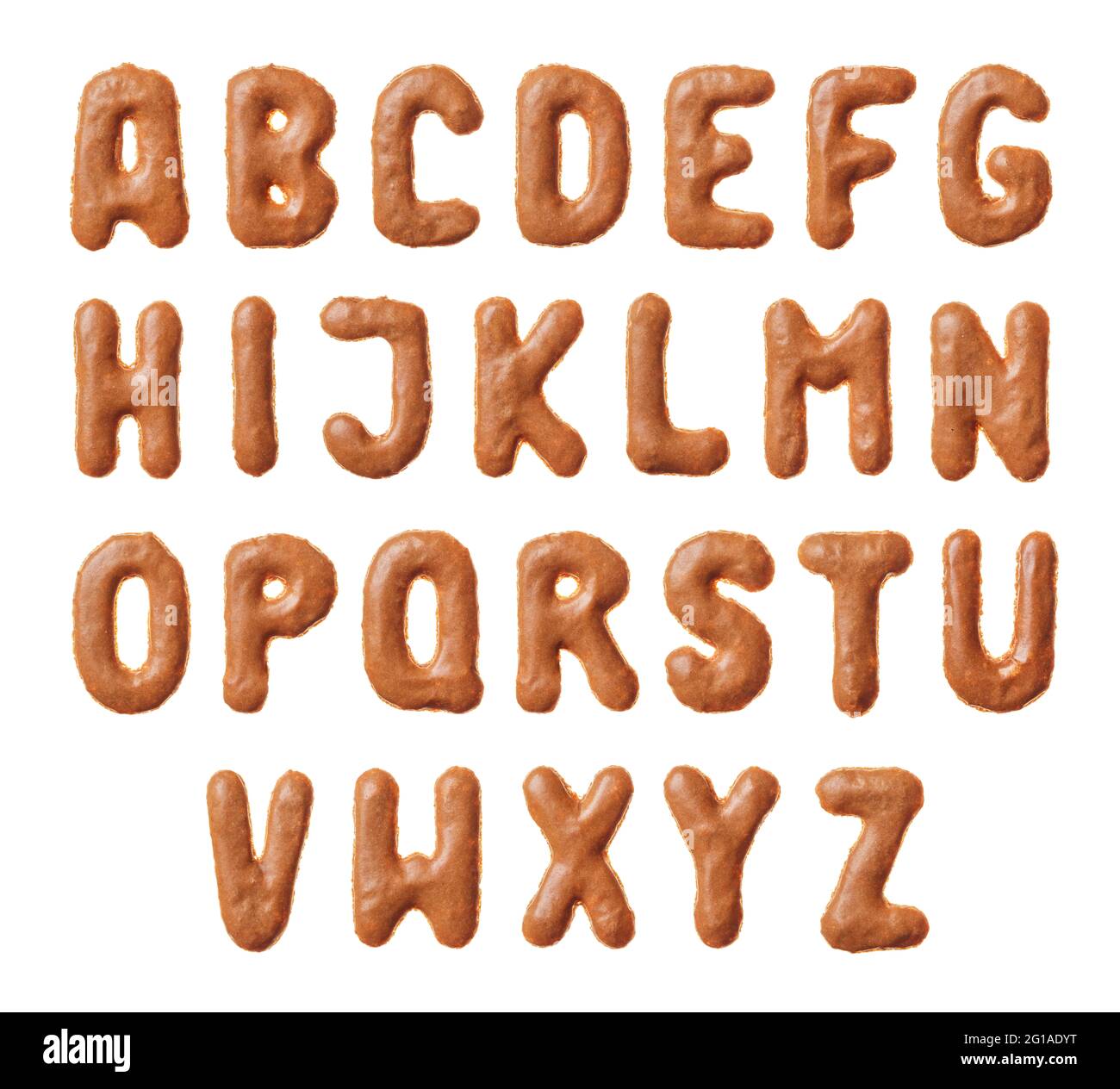 Food alphabet letters isolated hi-res stock photography and images - Alamy