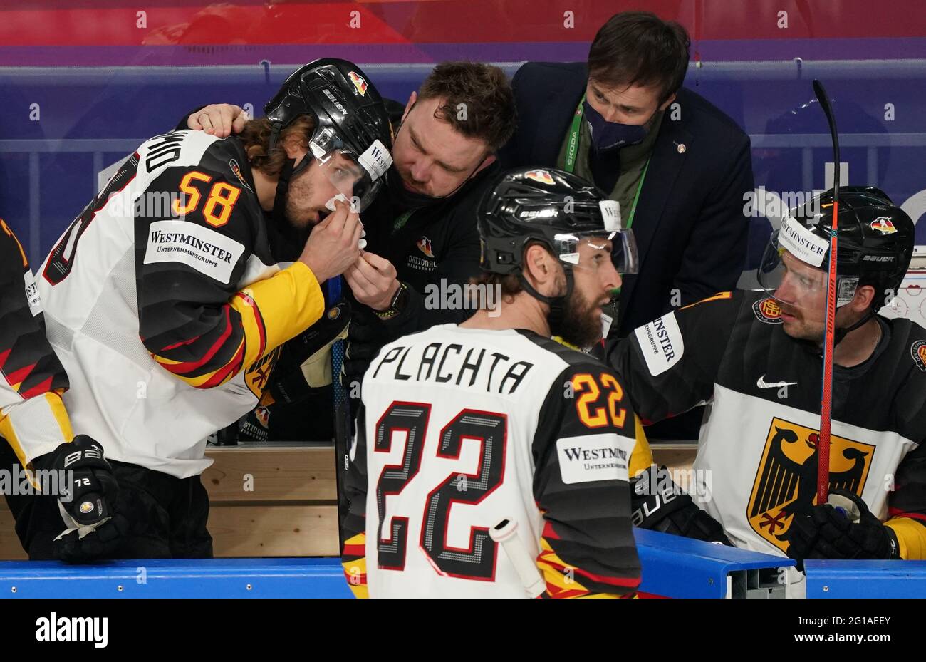 Riga, Latvia. 06th June, 2021. Ice hockey: World Championship, 3rd ...