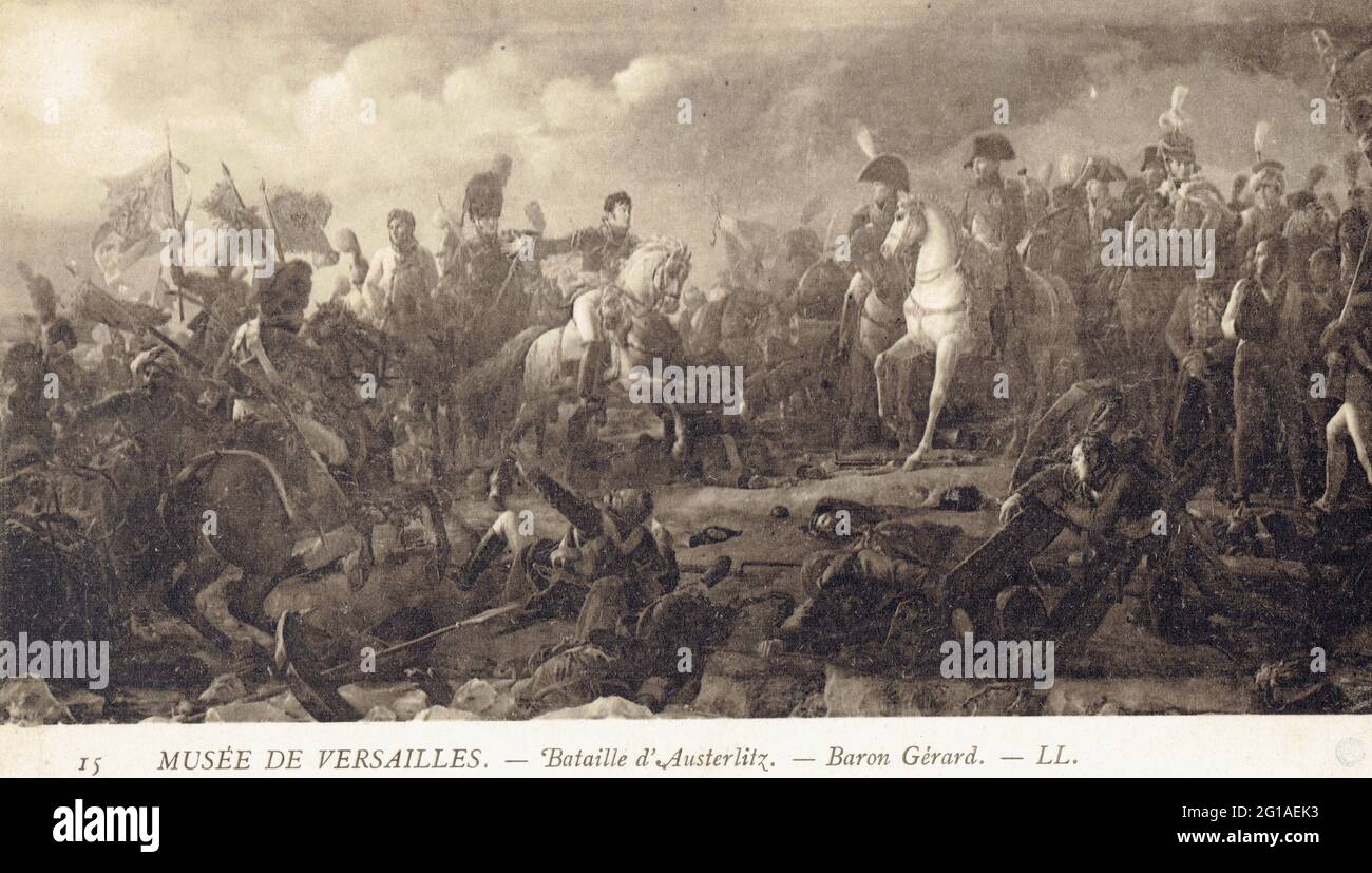 bataille d'Austerlitz par le baron Gérard Stock Photo - Alamy