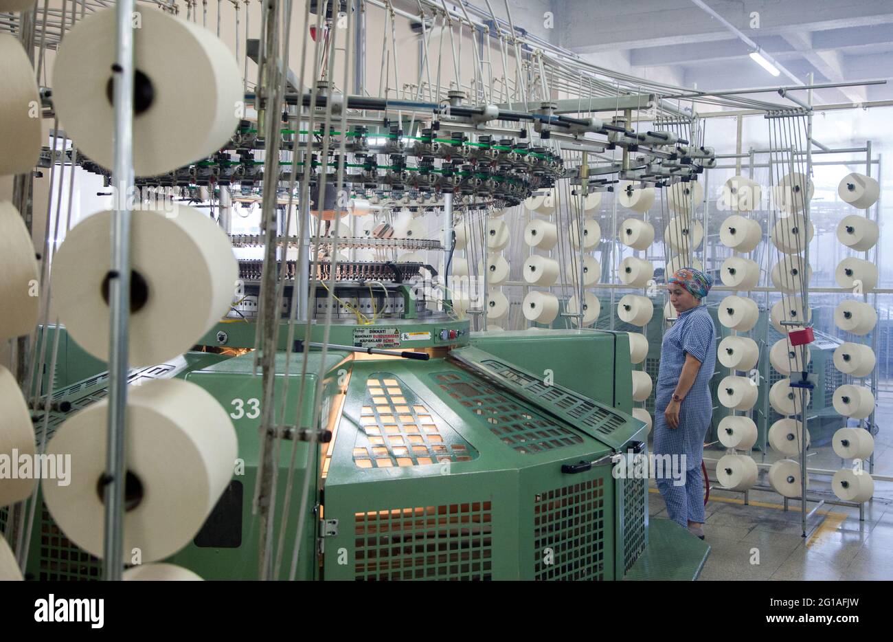 Cotton industry factory hi-res stock photography and images - Alamy