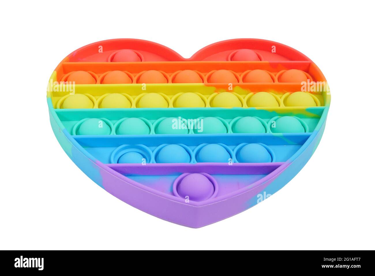 Pop it toy humor. colorful antistress sensory fidget push. Isolated on ...