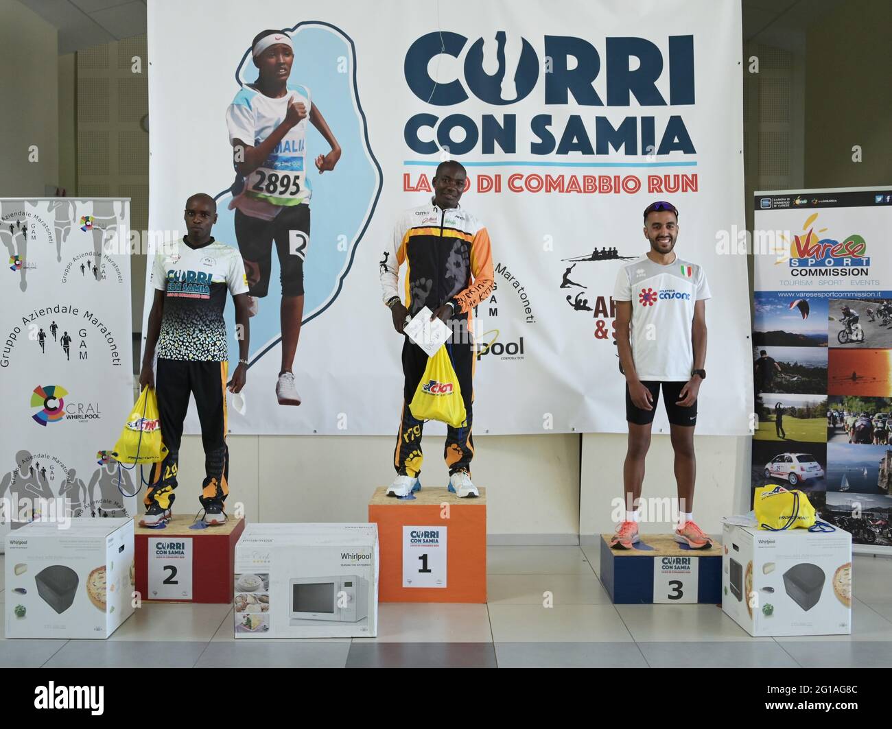 Ternate, Italy. 06th June, 2021. Ternate VA, Italy Run with Samia 2021 ...
