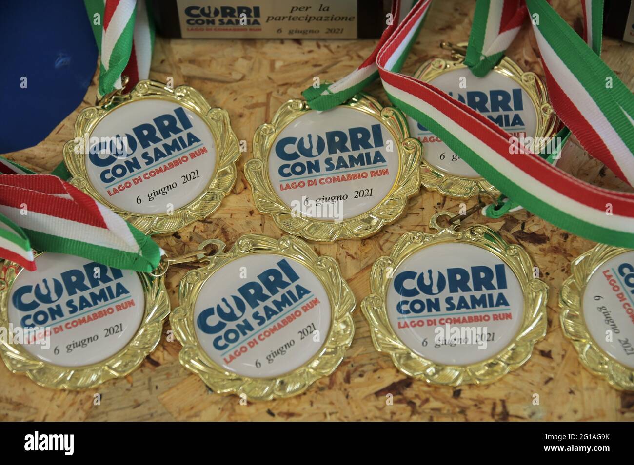 Ternate, Italy. 06th June, 2021. Ternate VA, Italy Run with Samia 2021 ...