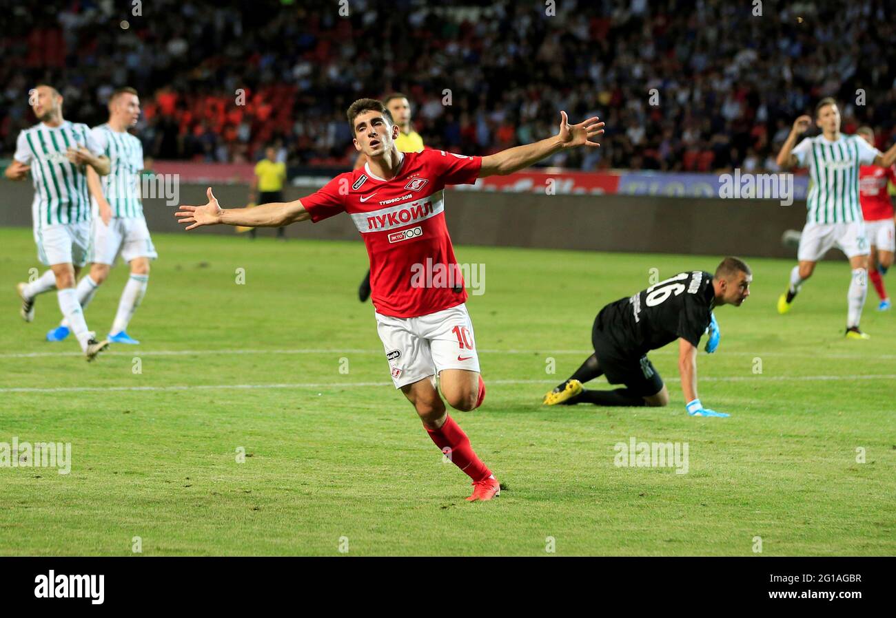 GROZNY, RUSSIA - AUGUST 11, 2019: The 2019/20 Russian Football Premier ...