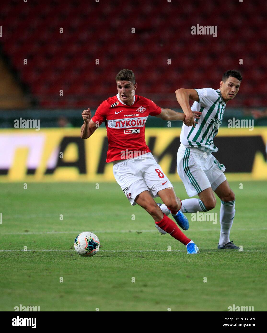 GROZNY, RUSSIA - AUGUST 11, 2019: The 2019/20 Russian Football Premier ...