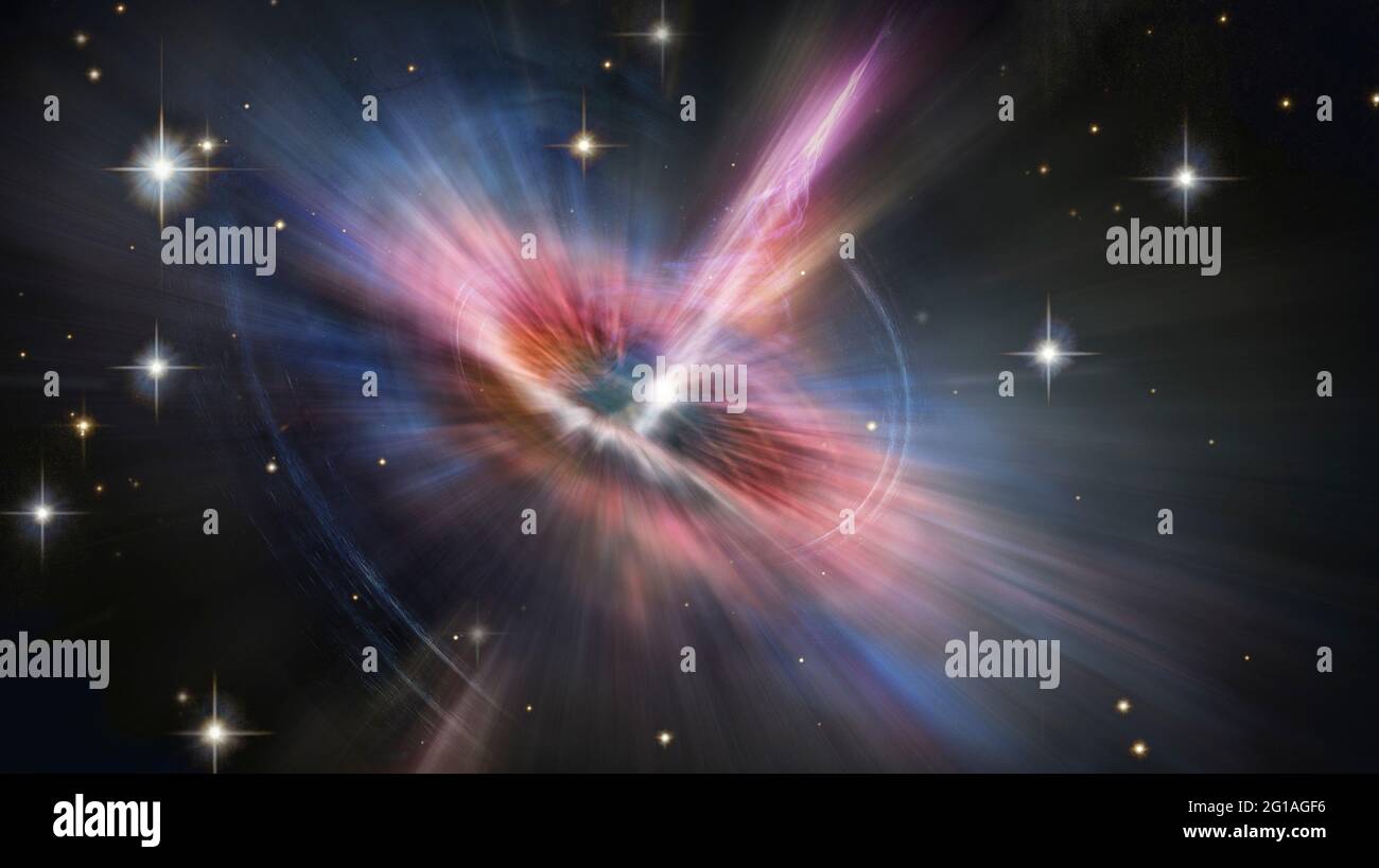 Nebula Black Hole Wallpaper