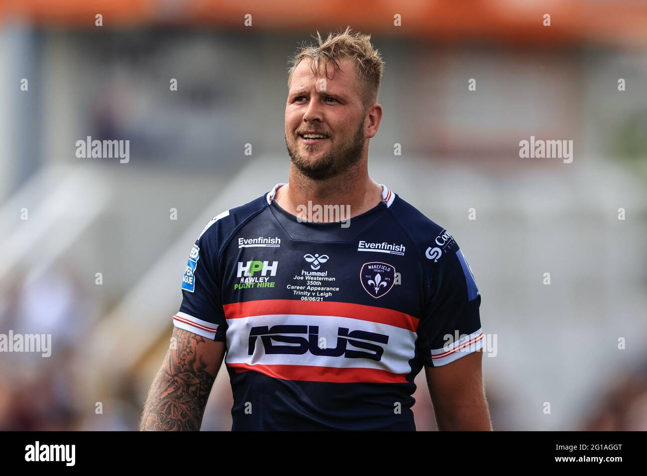 Joe Westerman (13) of Wakefield Trinity makes his 350th Career ...