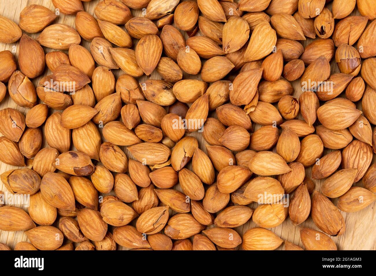 Apricot pits for the manufacture of tablets and drugs. background ...