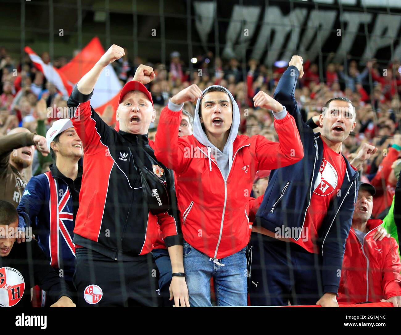 MOSKOW, RUSSIA - AUGUST 03, 2019: The 2019/20 Russian Football Premier ...