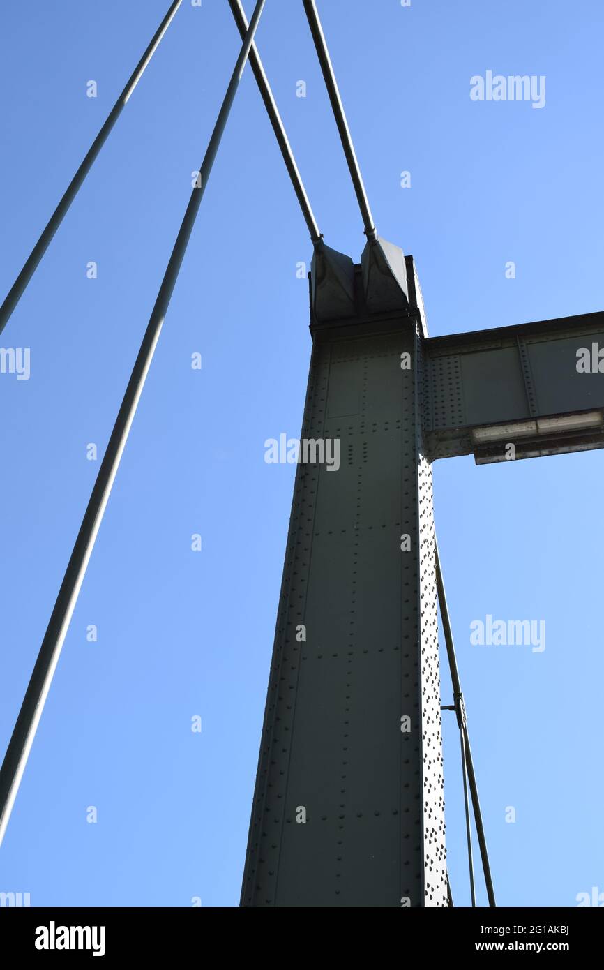Mosel bridge Wehlen, Mosel valley Stock Photo - Alamy