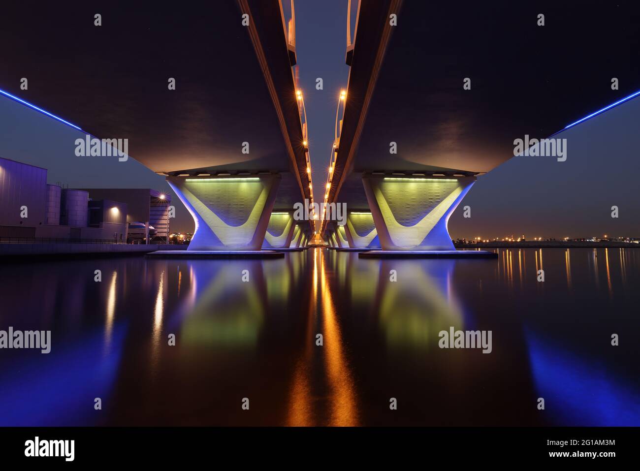 Al Garhoud bridge, Dubai, UAE Stock Photo - Alamy