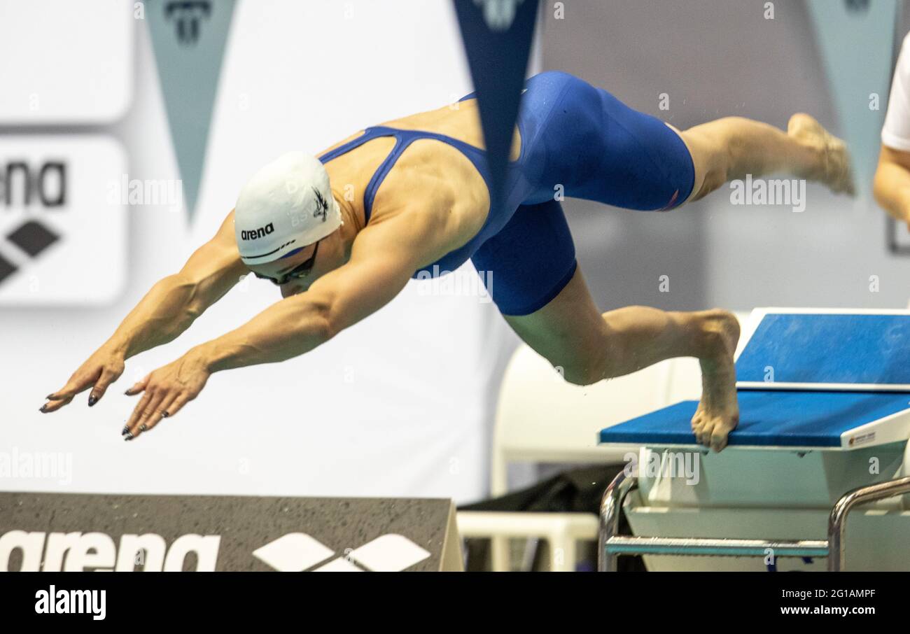 Berlin, Germany. 06th June, 2021. Swimming: German championship ...