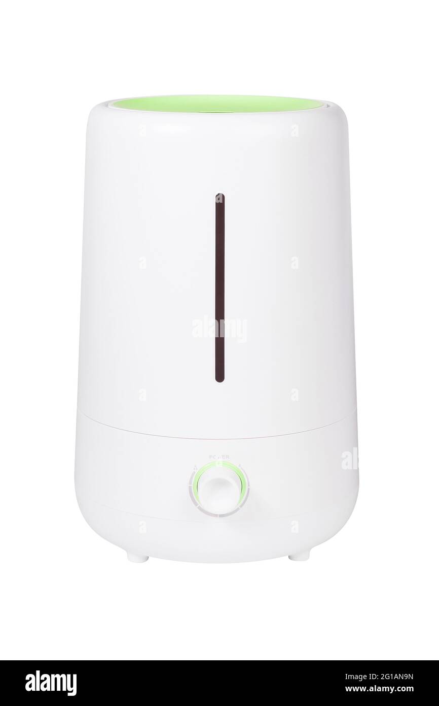 Modern humidifier isolated on white background Stock Photo - Alamy