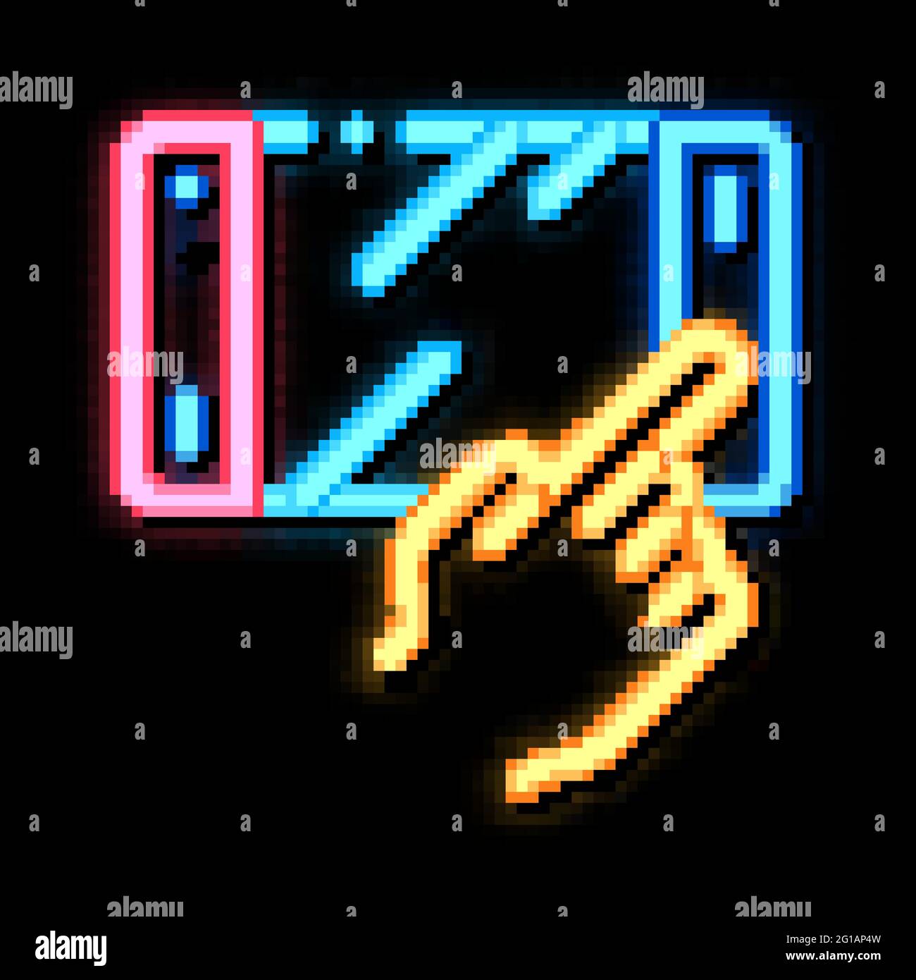 Game Console neon glow icon illustration Stock Vector Image & Art - Alamy