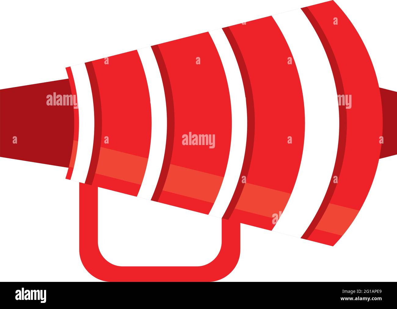 red megaphone sound Stock Vector Image & Art - Alamy