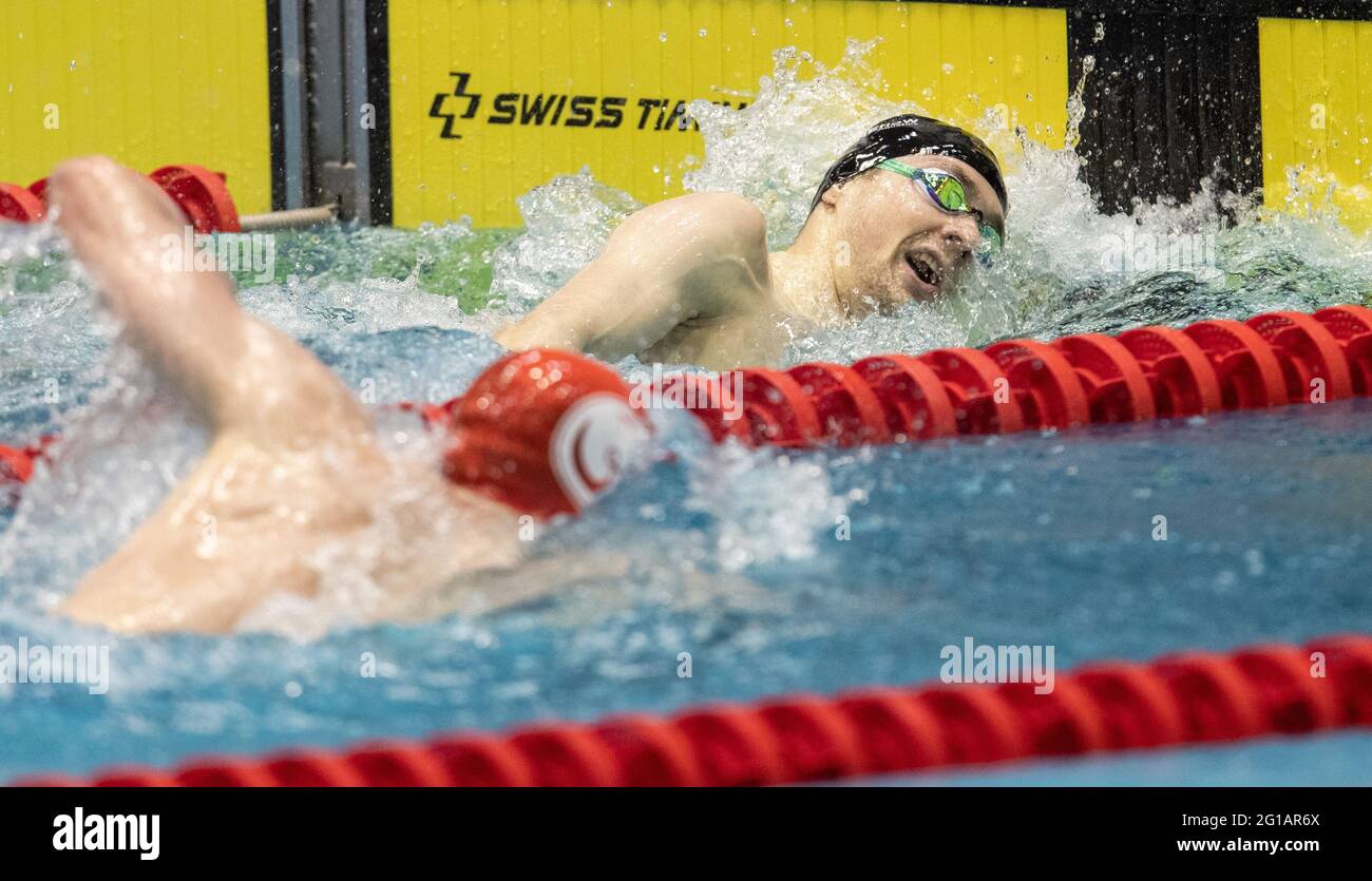 Berlin, Germany. 06th June, 2021. Swimming: German championship ...