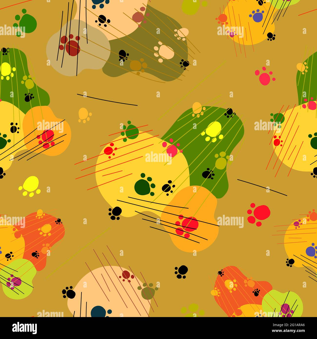 Random footprints Stock Vector Images - Alamy