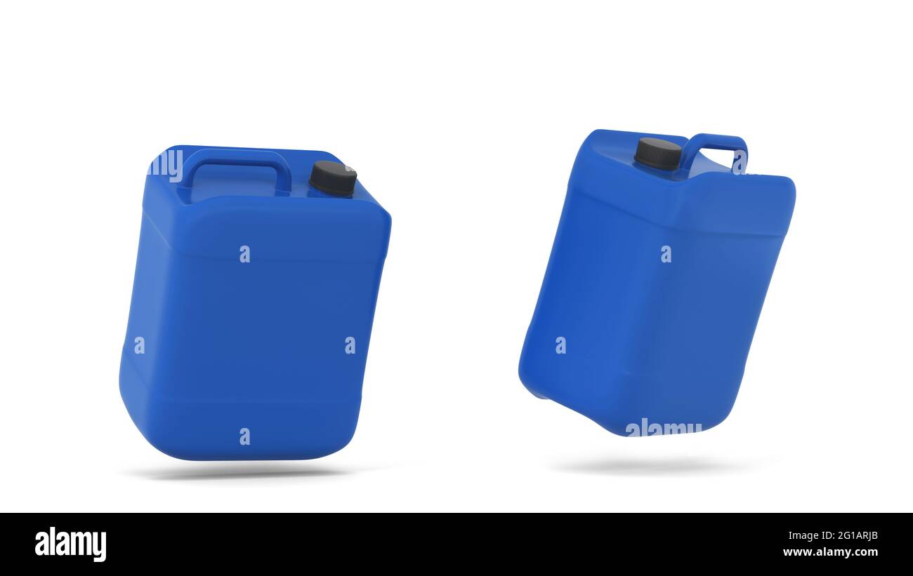 Blank jerry can. 3d illustration isolated on white background ...