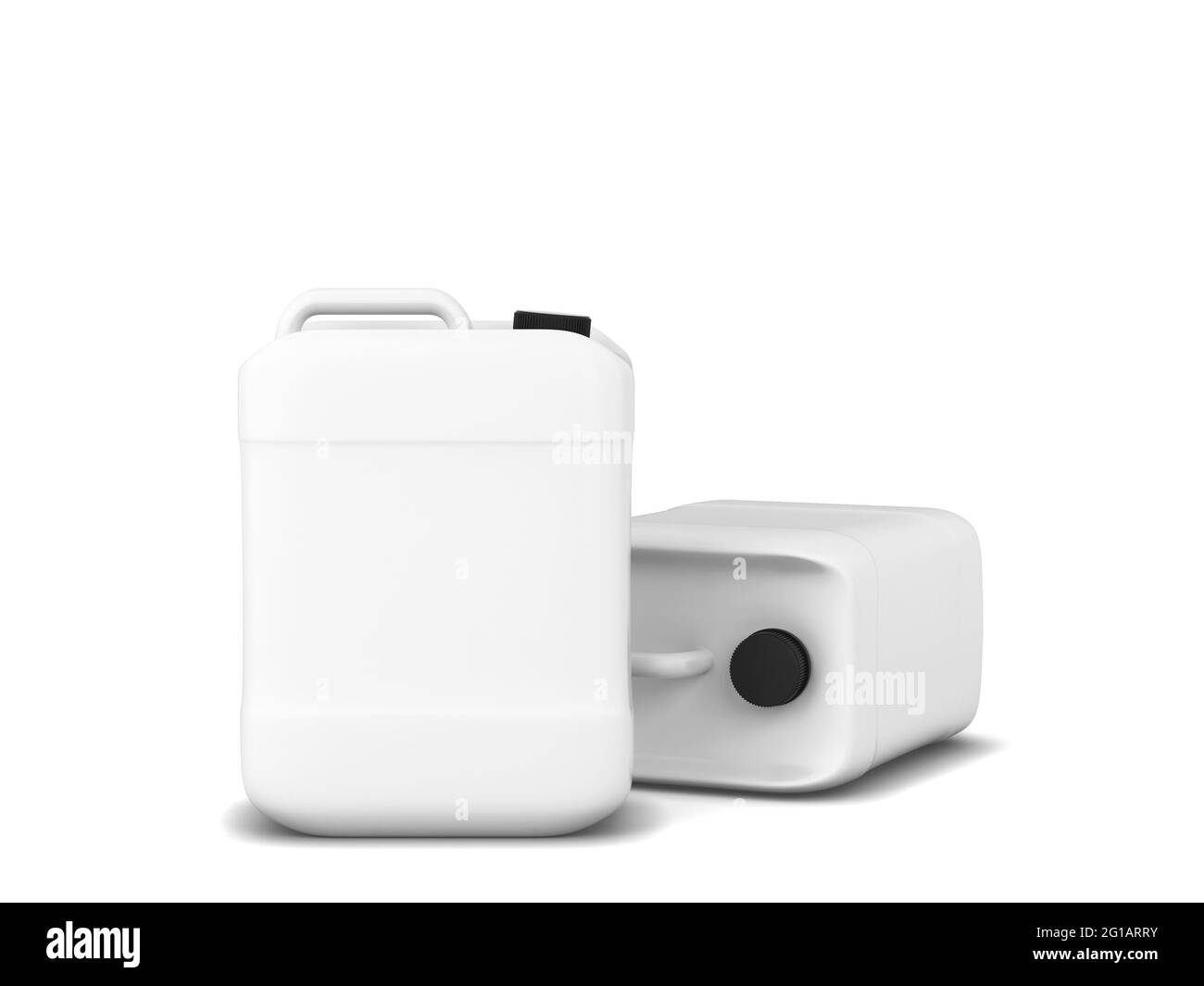 Blank jerry can. 3d illustration isolated on white background ...