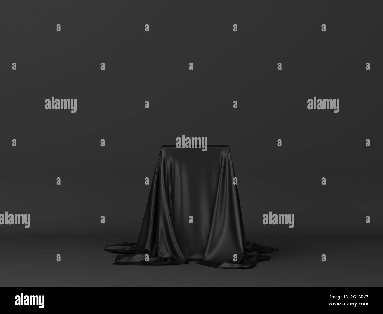 Covered object cloth Black and White Stock Photos & Images - Alamy