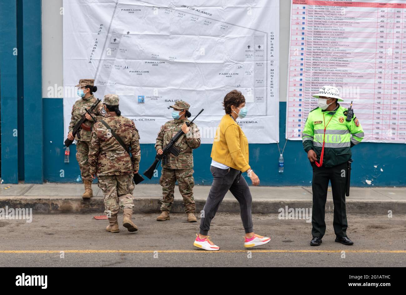 Police woman lima peru hi-res stock photography and images - Alamy