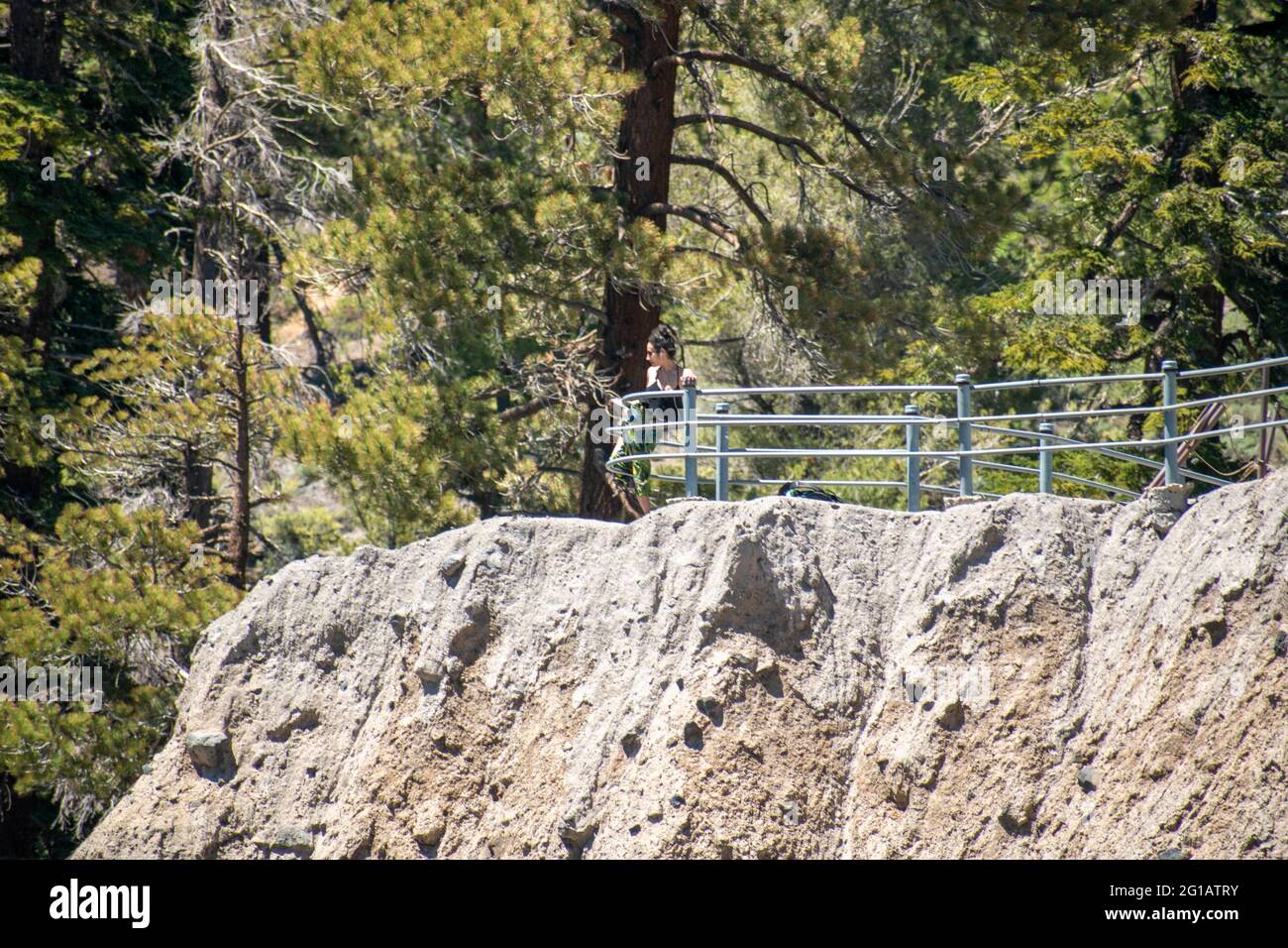 Inyo Craters is a young volcanic crater near Mammoth Lakes in Mono ...
