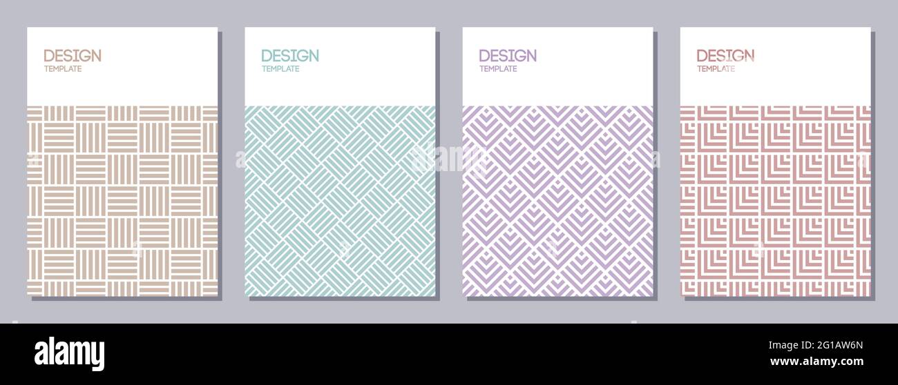 Set of flyers, posters, banners, placards, brochure design templates A6 ...