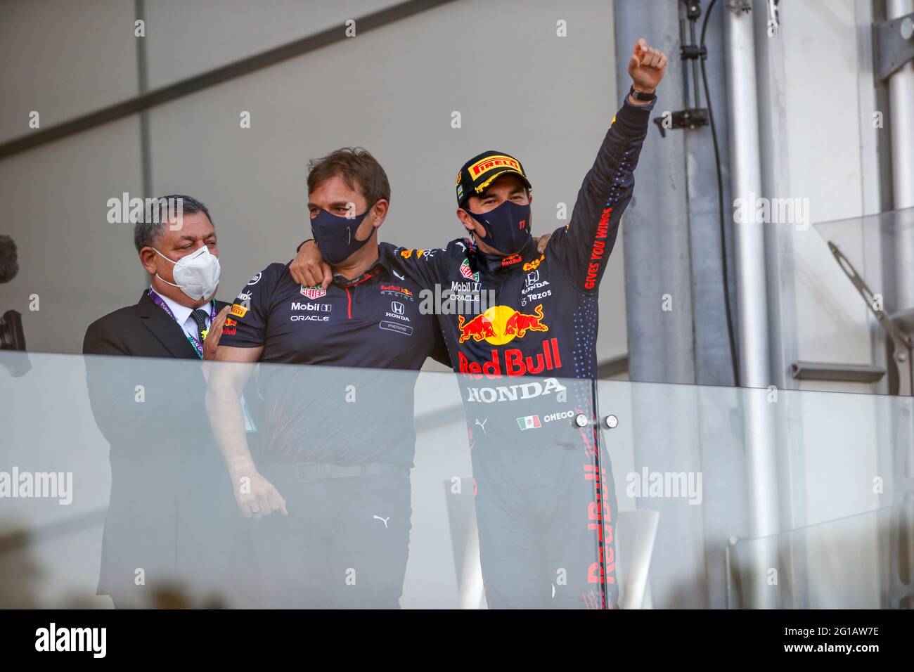 Baku, Azerbaijan. 6th June, 2021. Pierre Wache (Red Bull Racing), # 11 ...