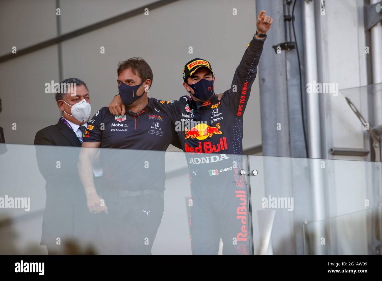 Baku, Azerbaijan. 6th June, 2021. Pierre Wache (Red Bull Racing), # 11 ...