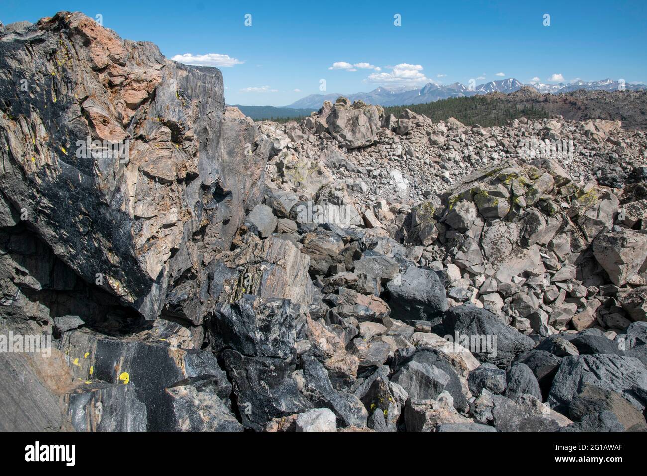 Obsidian Dome is a massive pile of shiny obsidian rock in the Eastern ...