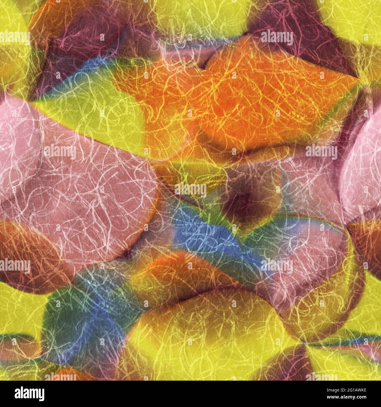 Seamless abstract blobs of color paper texture Stock Photo - Alamy