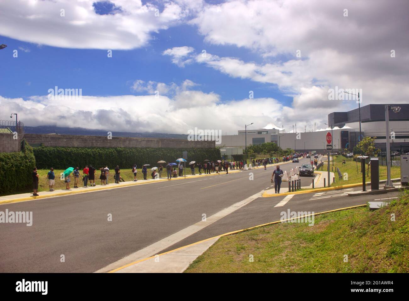Costa Rica vaccination centres Stock Photo - Alamy