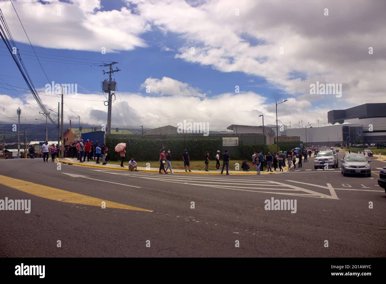 Costa Rica vaccination centres Stock Photo - Alamy