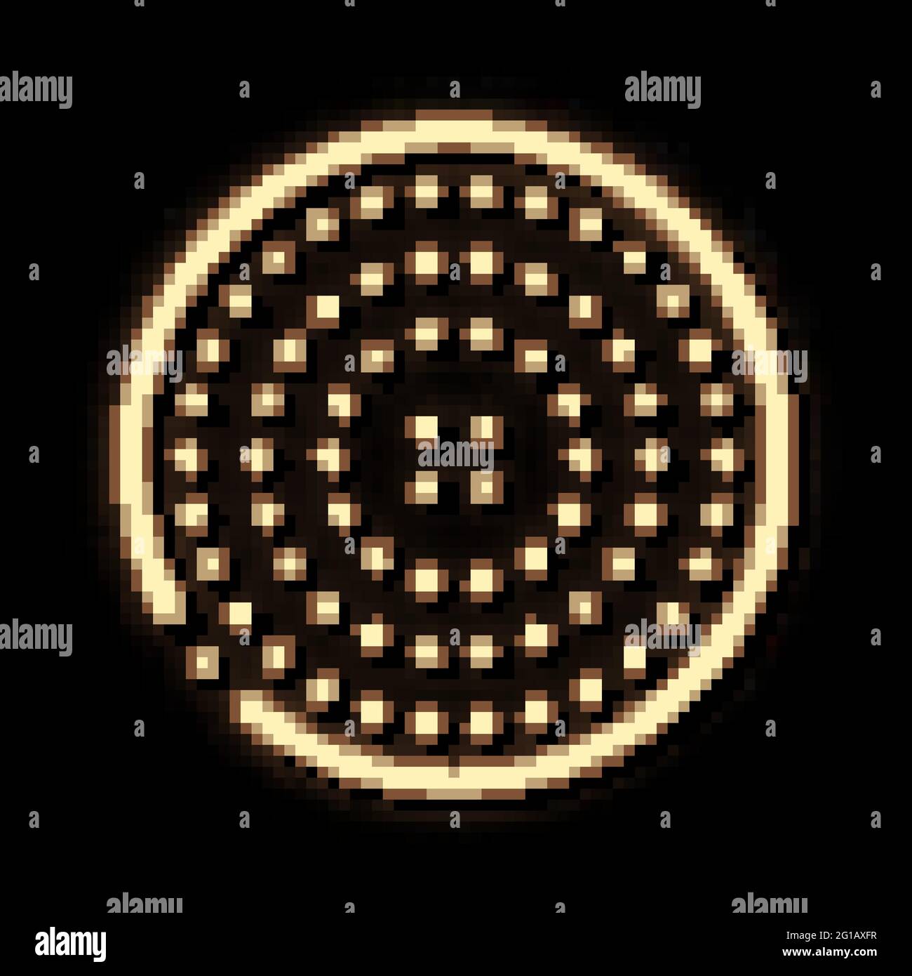 Golf Ball neon glow icon illustration Stock Vector Image & Art - Alamy