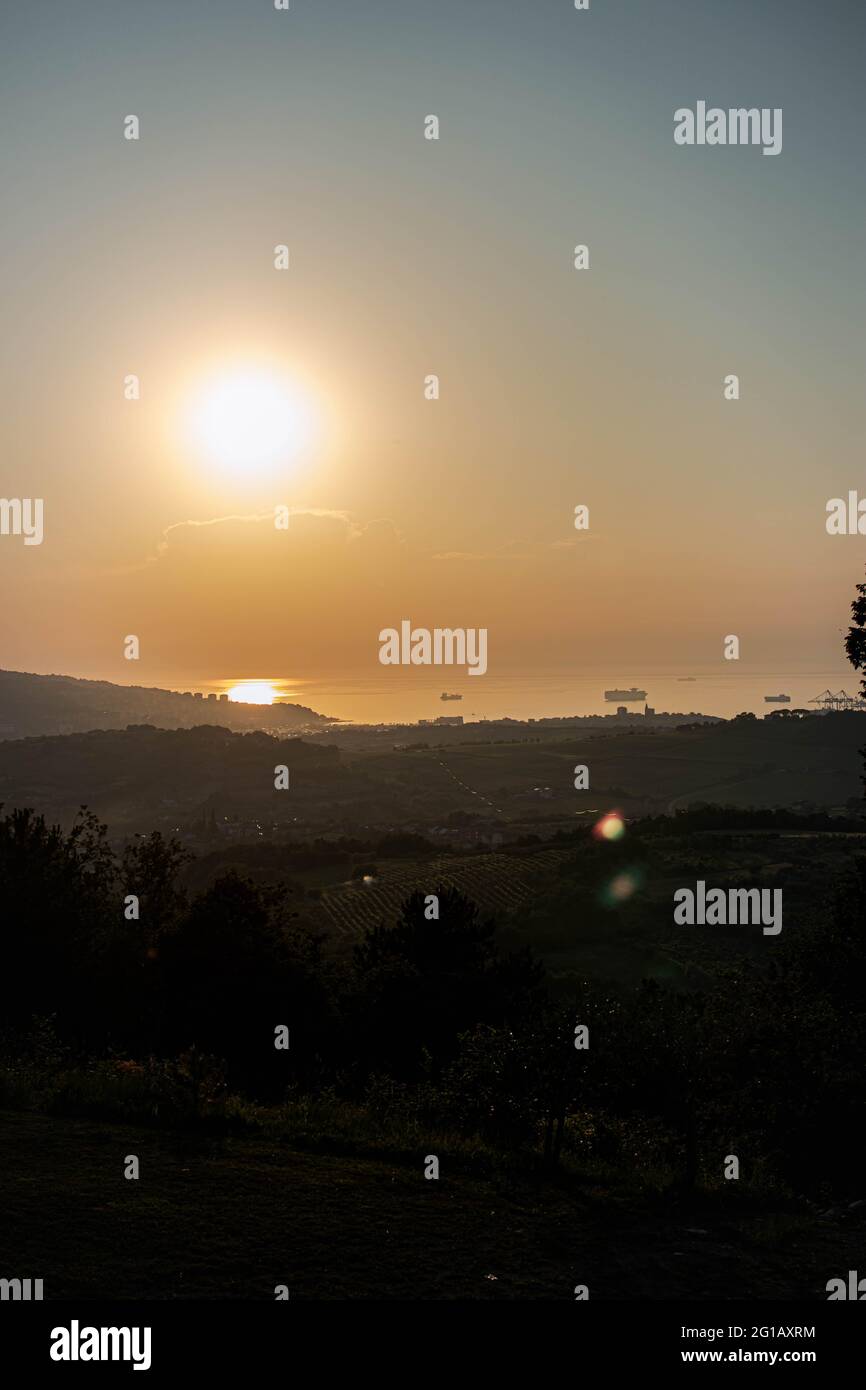 Landscape photos at golden hour Stock Photo - Alamy