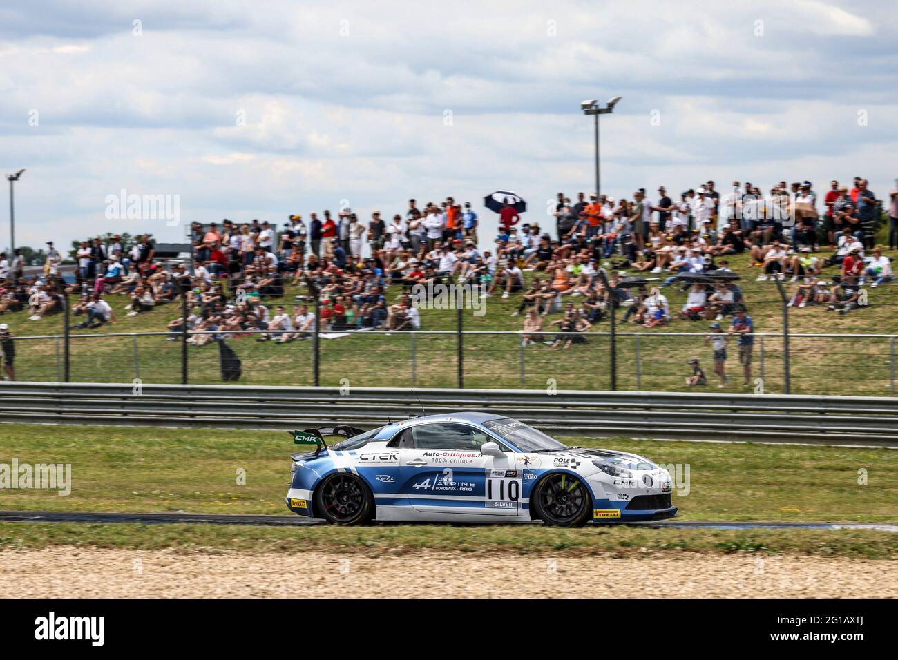 110 HERRERO Mateo (FRA), LEMERET Stéphane (BEL),CMR, Alpine A110 GT4 ...