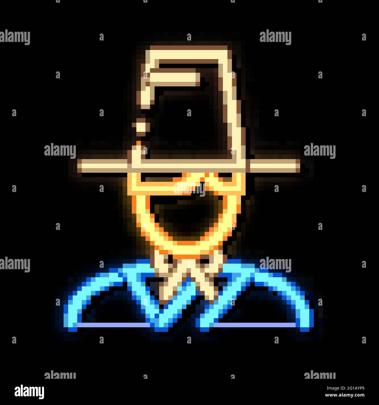 Korean Human neon glow icon illustration Stock Vector Image & Art - Alamy
